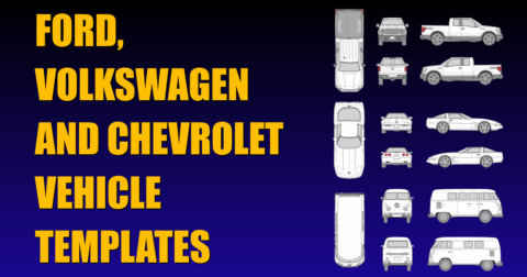 2021 Pickup Template for Ford F-150 Plus Two Freebies - Vehicle ...