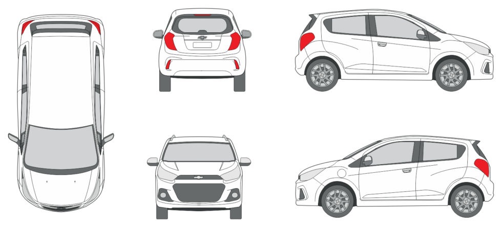 Chevrolet Spark EV 2013 - Vehicle Templates Unleashed