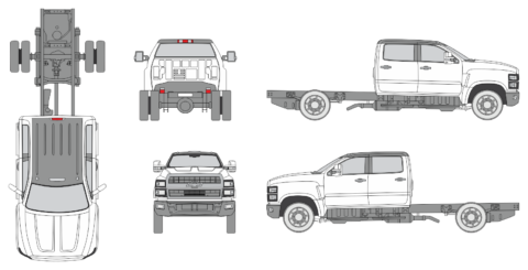 Chevrolet Silverado 4500 HD 2021 - Vehicle Templates Unleashed