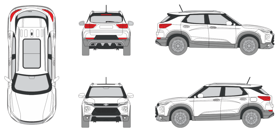 Chevrolet Trailblazer 2020 - Vehicle Templates Unleashed