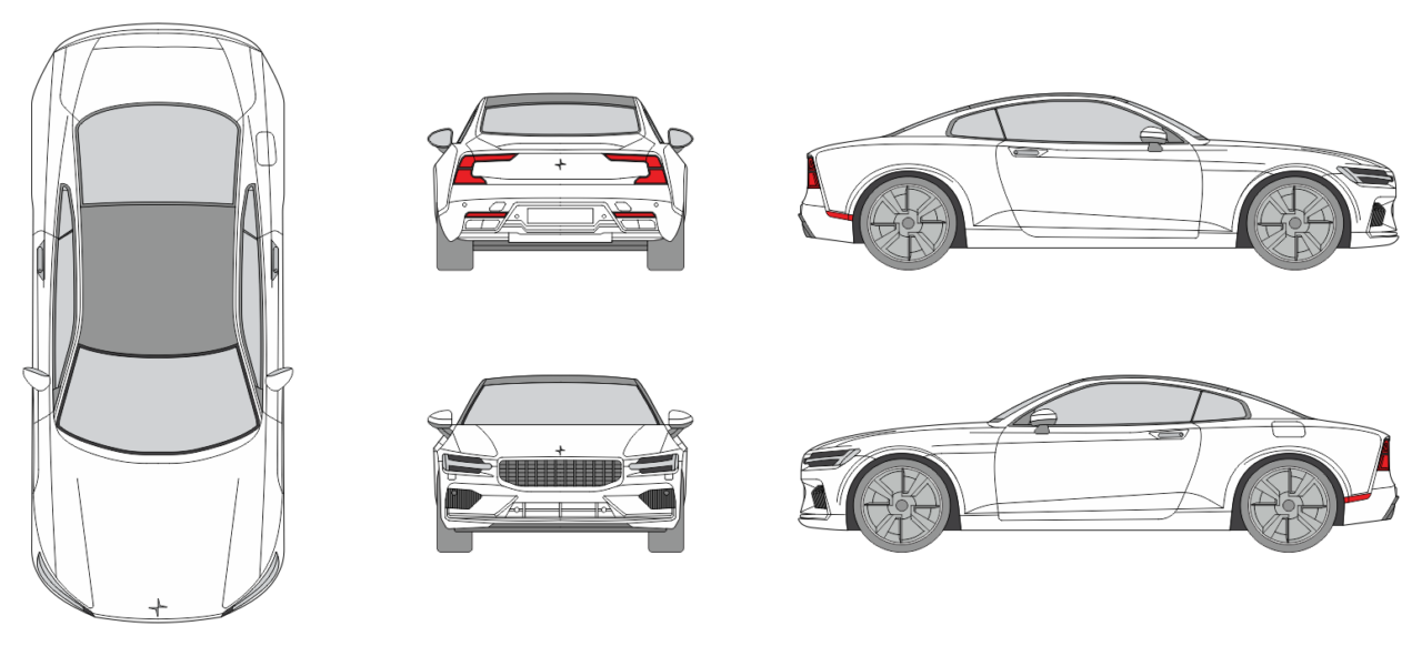 Polestar 1 2019 - Vehicle Templates Unleashed
