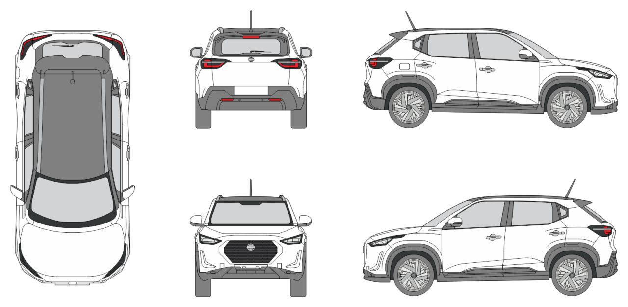 Nissan Magnite 2020 - Vehicle Templates Unleashed