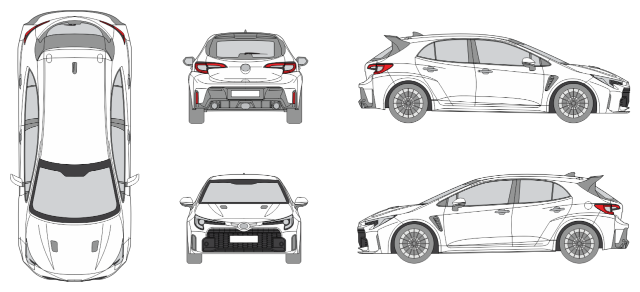 Toyota Corolla GR 2022 - Vehicle Templates Unleashed