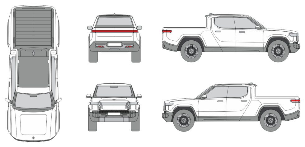 Rivian R1T 2021 - Vehicle Templates Unleashed