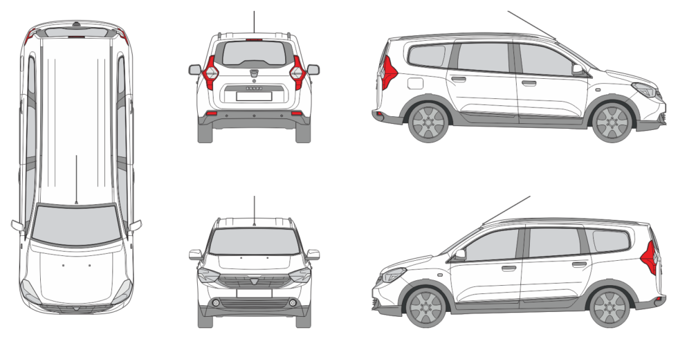 Dacia Lodgy 2020 - Vehicle Templates Unleashed