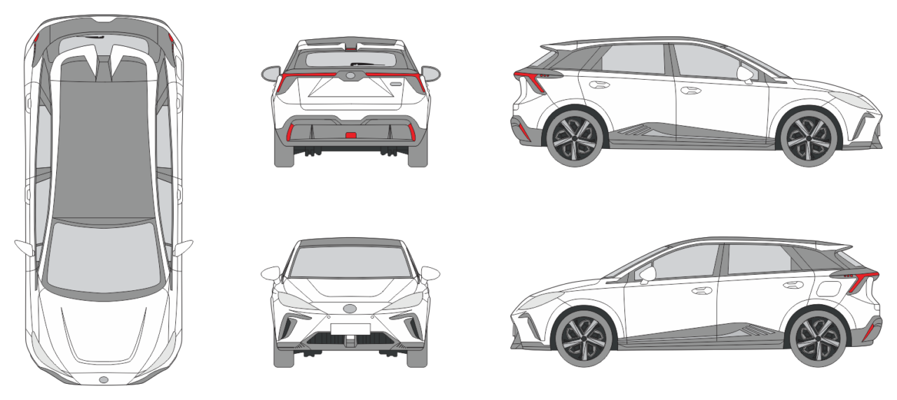MG 4 EV 2022 - Vehicle Templates Unleashed