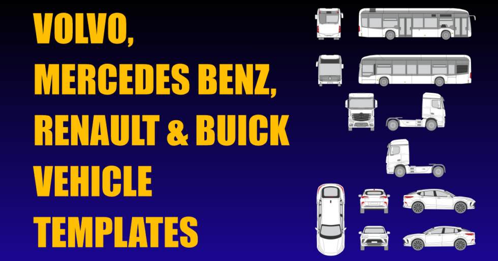 Volvo, Mercedes Benz, Renault & Buick Vehicle Templates Added