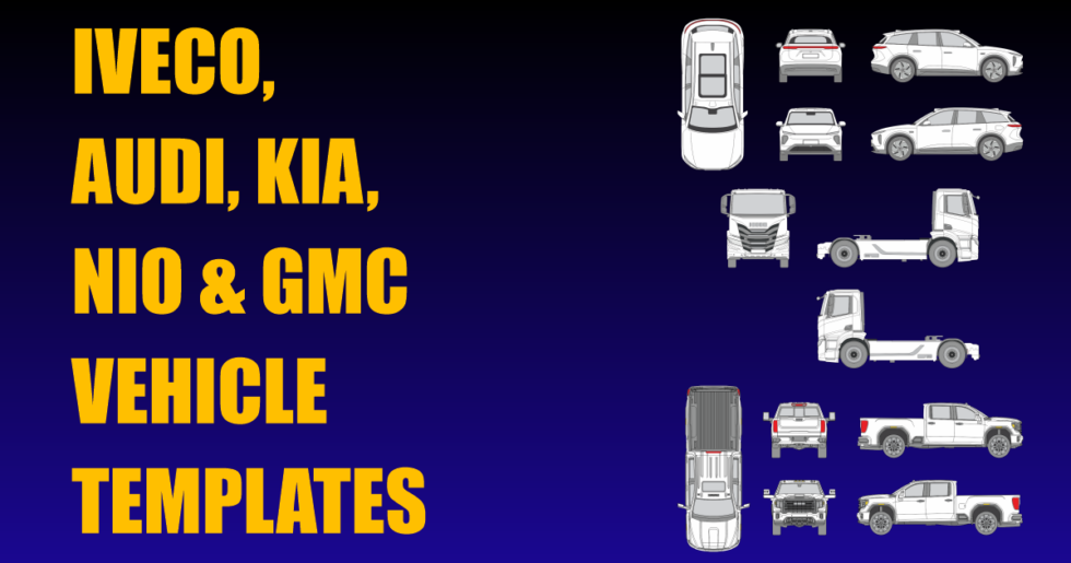 Iveco, Audi, Kia, Nio & GMC Vehicle Templates Added - Vehicle Templates ...