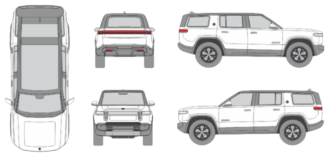 Rivian R1S 2021 - Vehicle Templates Unleashed