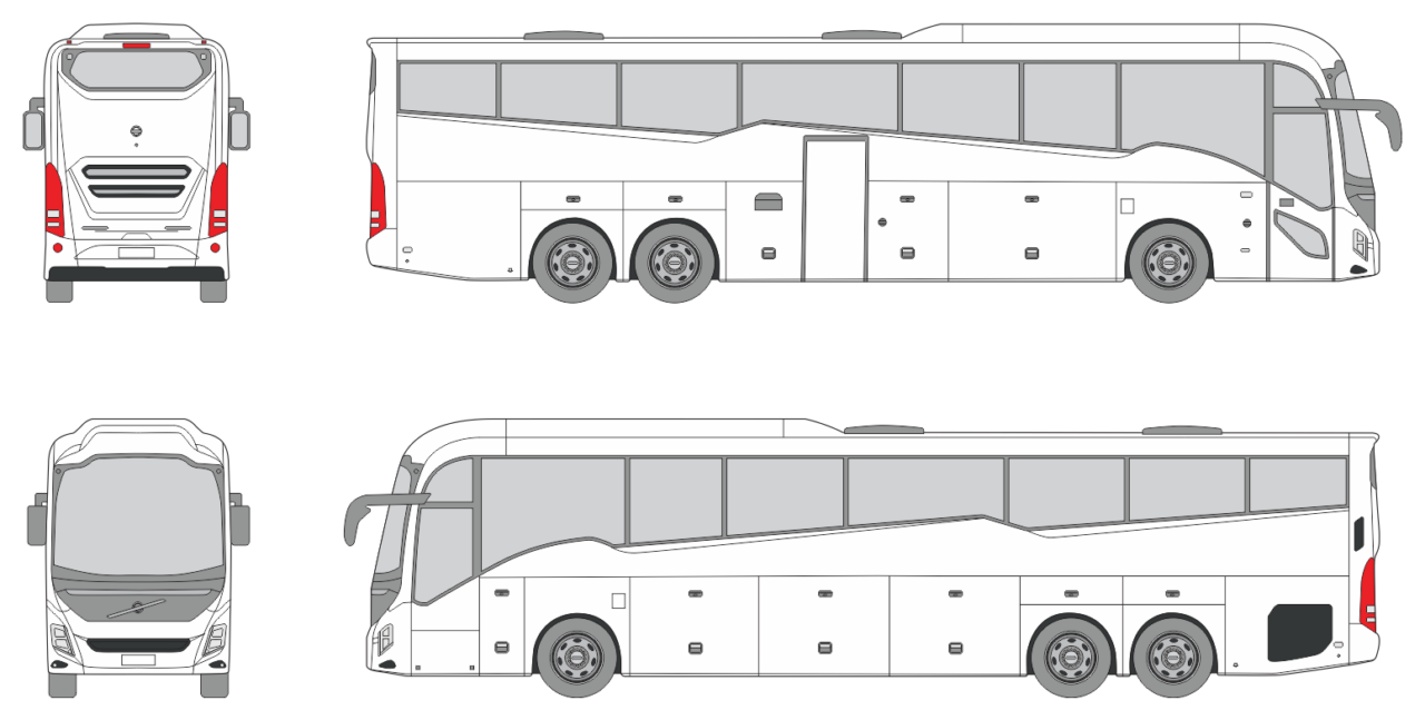 Volvo 9900 2021 - Vehicle Templates Unleashed