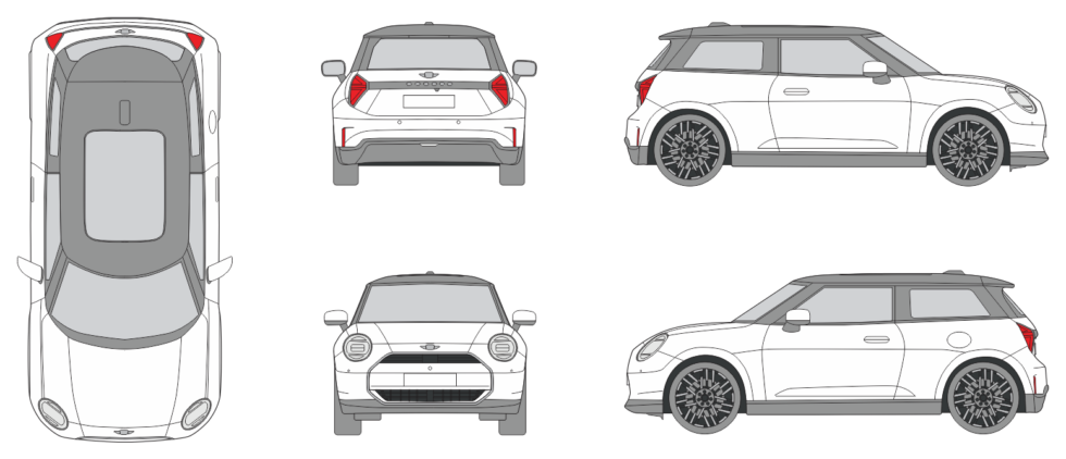 Mini Cooper J01 2024 - Vehicle Templates Unleashed