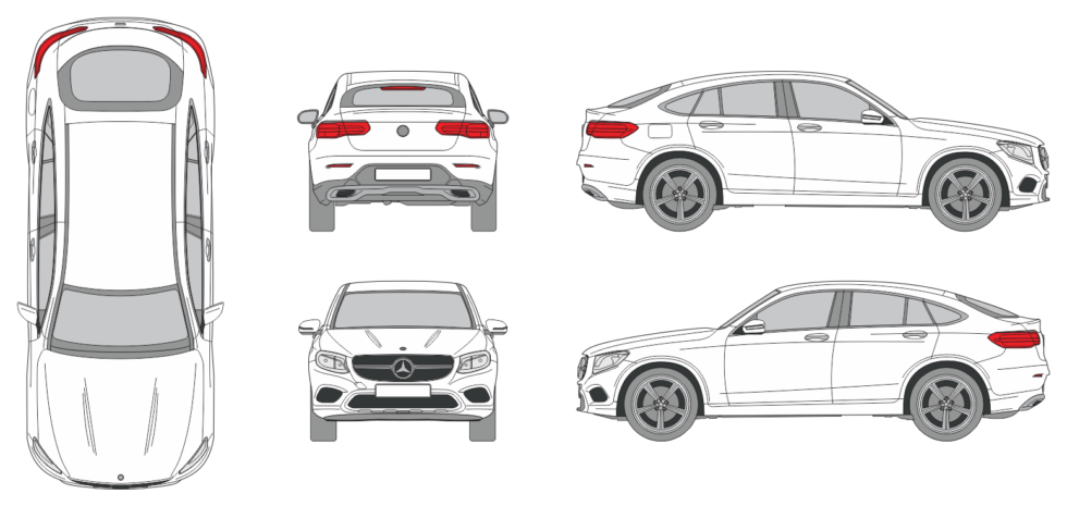 Mercedes Benz GLC 2016 - Vehicle Templates Unleashed