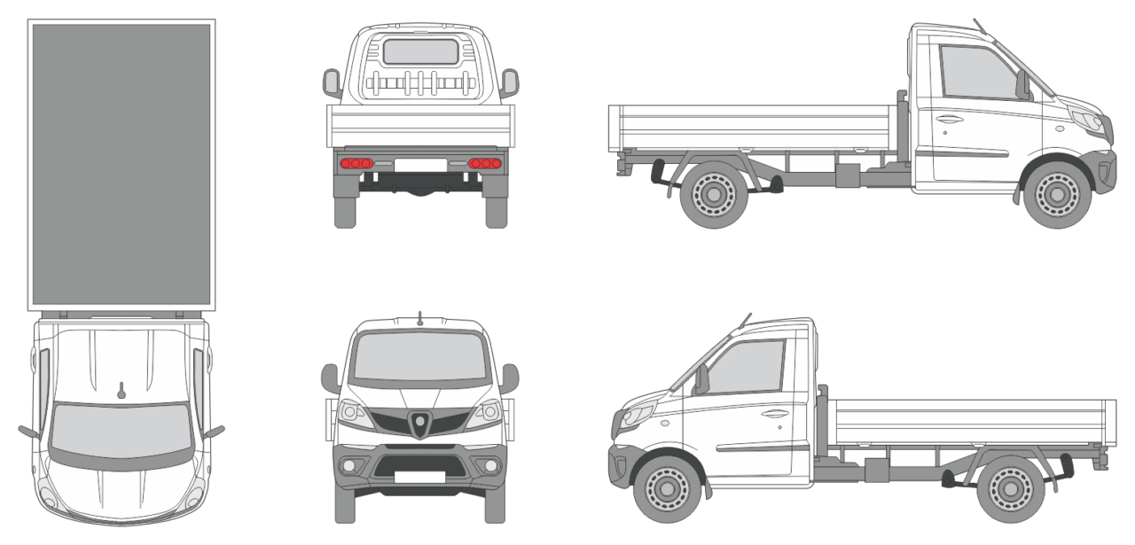 Piaggio Porter NP6 2021 - Vehicle Templates Unleashed