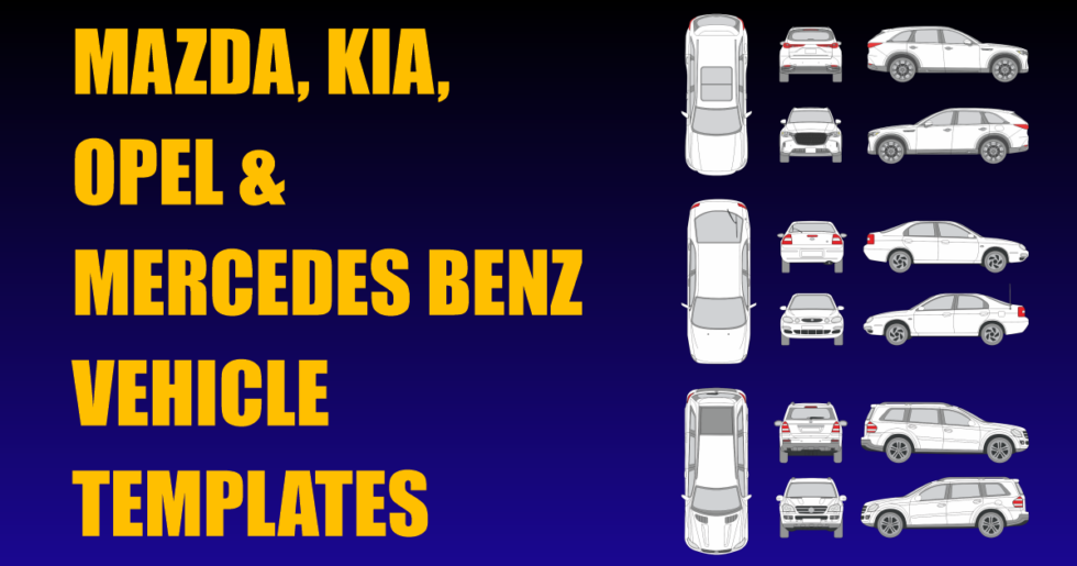 Mazda, Kia, Opel and Mercedes Benz Vehicle Templates Added - Vehicle ...