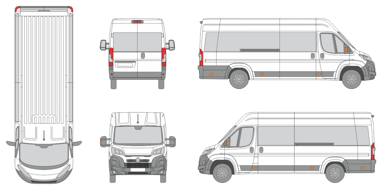 Citroen Relay 2024 Extra Long High Window Slide Door RL Window RL ...