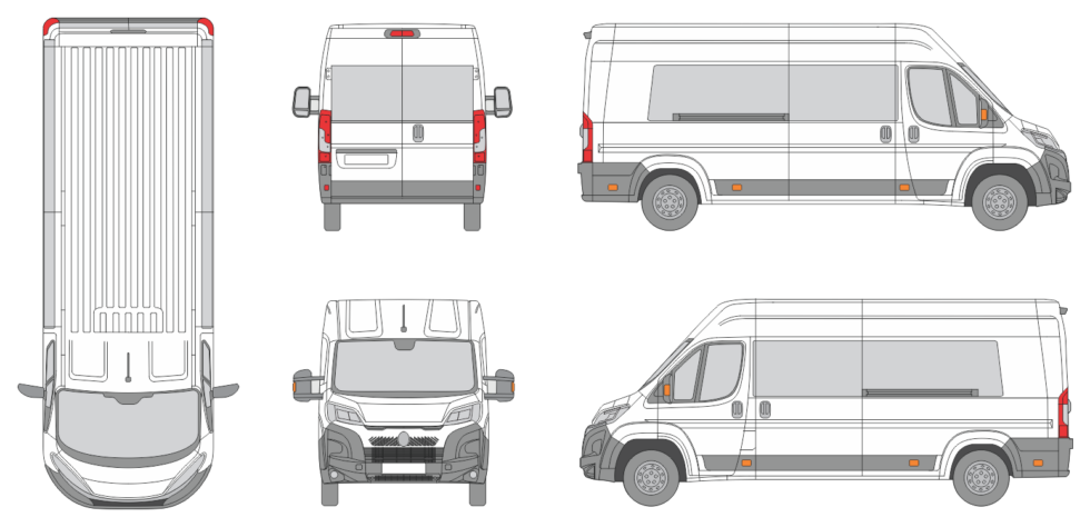 Citroen Relay 2024 Long Med High Window Slide Door RL Window RL ...