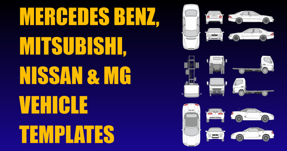 Mercedes Benz, Mitsubishi, Nissan and MG Vehicle Templates Added ...