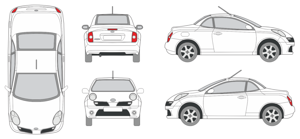 Nissan Micra C+C 2005 - Vehicle Templates Unleashed