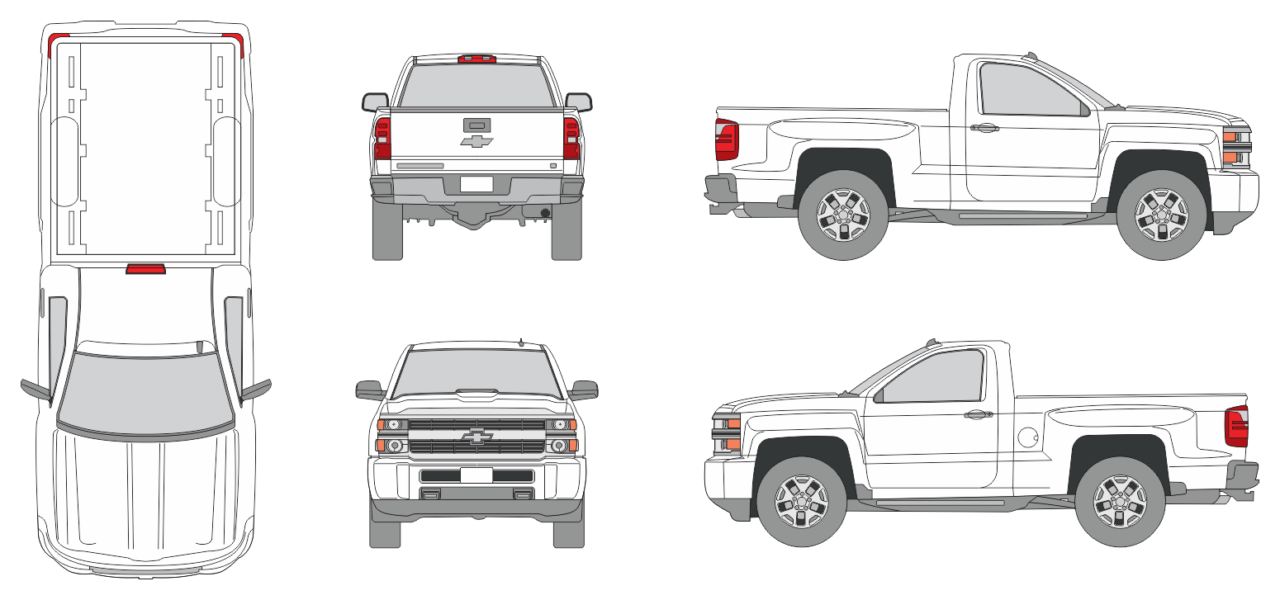 Chevrolet Silverado 2015 Conventional Cab Mid Size Bed - Vehicle ...