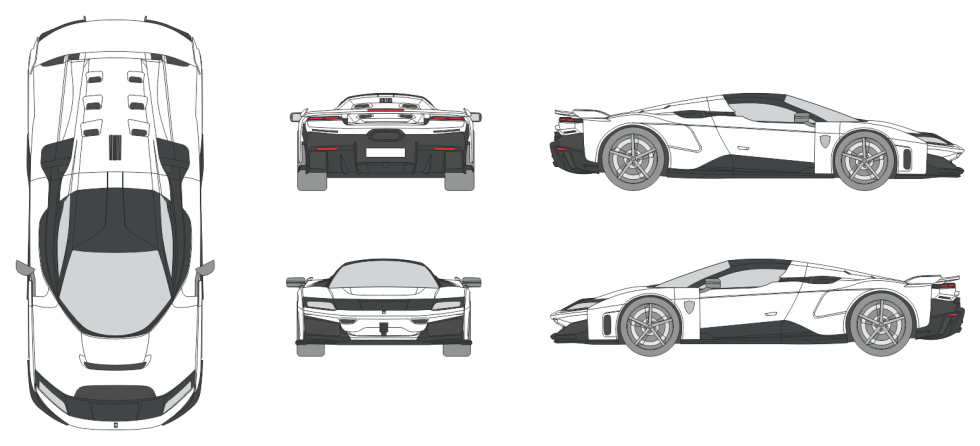 Ferrari F80 2024 - Vehicle Templates Unleashed