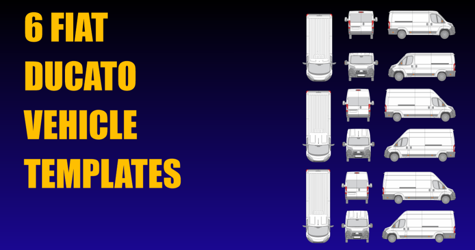 6 Fiat Ducato Vehicle Templates Added - Vehicle Templates Unleashed