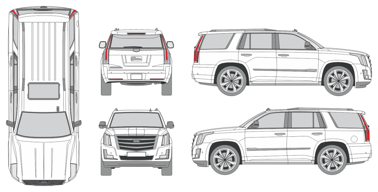 Cadillac Escalade V 2020 - Vehicle Templates Unleashed