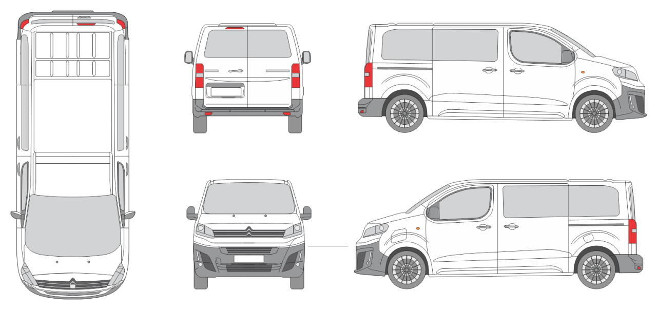 Citroen Dispatch Electric 2021 Med Long Window Window RL - Vehicle ...