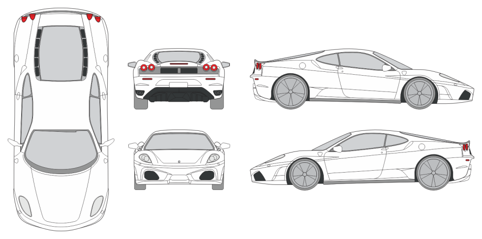 Ferrari F430 2003 - Vehicle Templates Unleashed