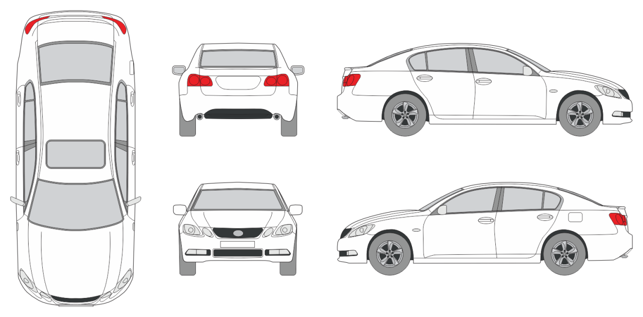 Lexus GS 2005 - Vehicle Templates Unleashed