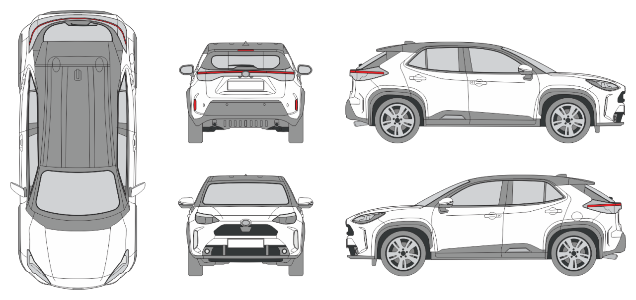 Toyota Yaris Cross 2020 - Vehicle Templates Unleashed