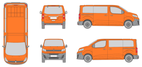 Citroen Dispatch 2016 Med Long Liftgate Window Window RL - Vehicle ...