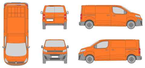 Citroen Dispatch 2016 Med Long Rear Swing Doors Window - Vehicle ...