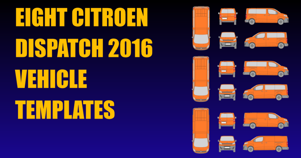 Eight Citroen Dispatch 2016 Vehicle Templates Added - Vehicle Templates ...