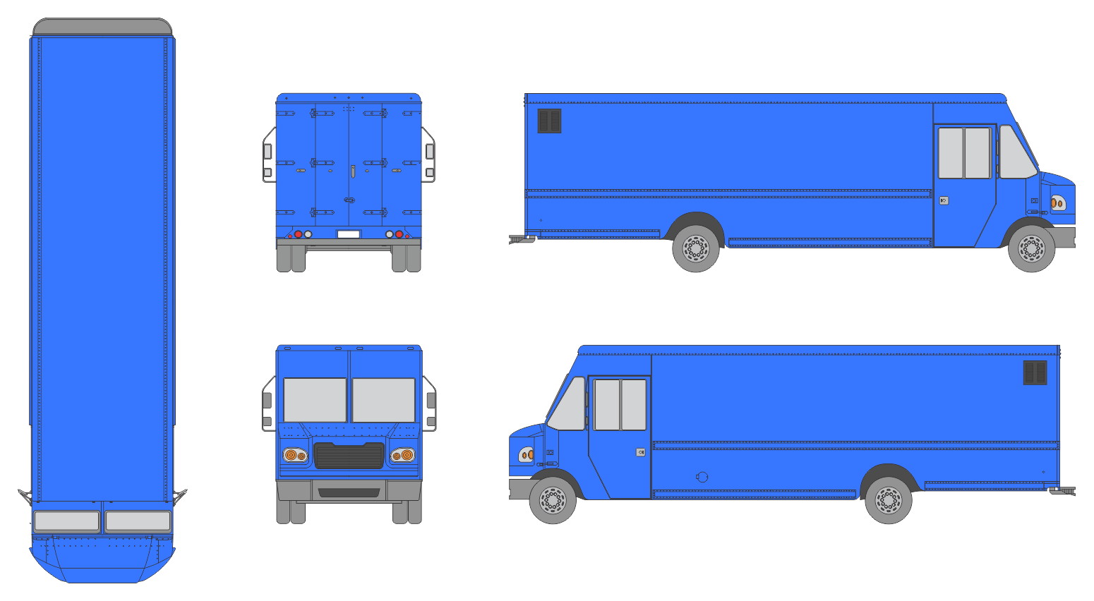 Morgan Olson Route Star 2023 Ultra Long - Vehicle Templates Unleashed
