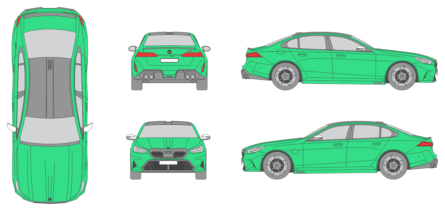 BMW M5 2024 - Vehicle Templates Unleashed