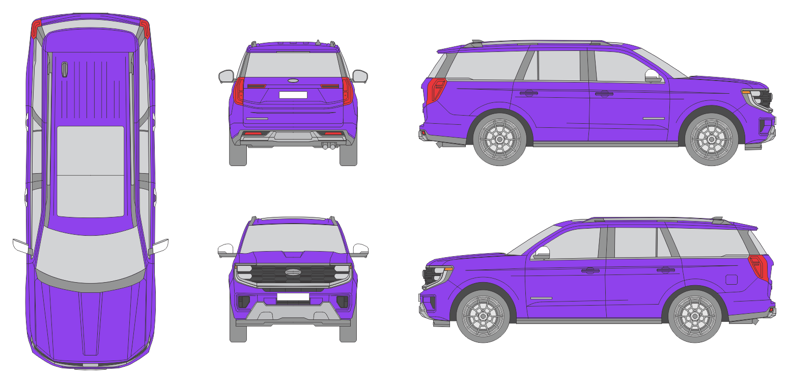 Ford Expedition Max 2025 - Vehicle Templates Unleashed