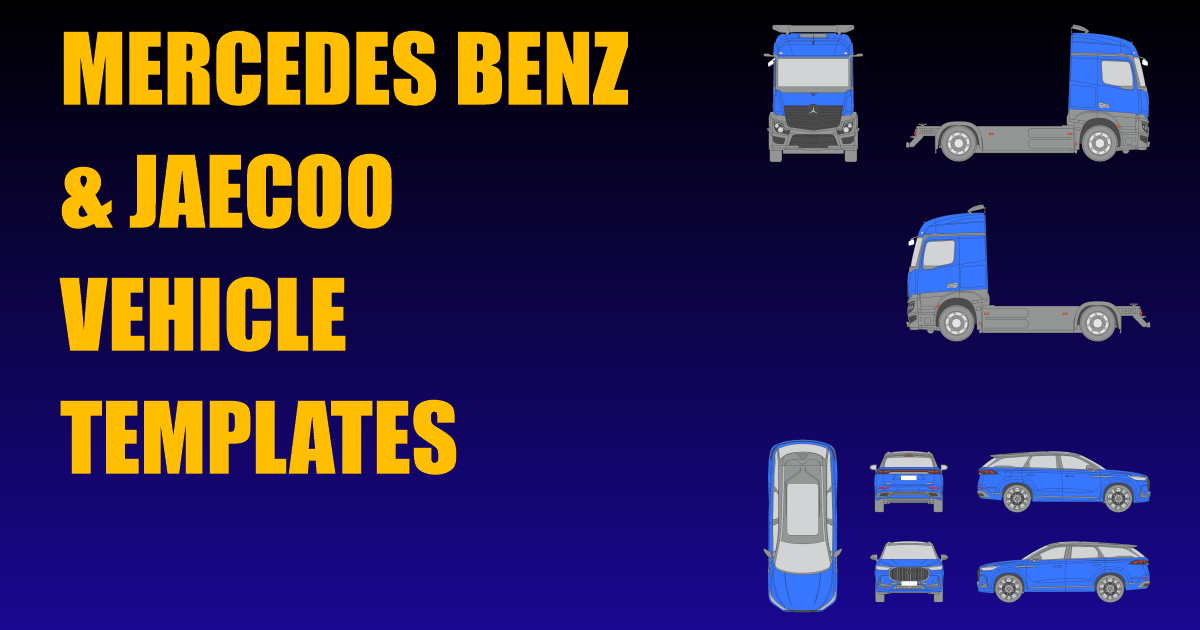 Mercedes Benz and Jaecoo Vehicle Templates Added - Vehicle Templates ...
