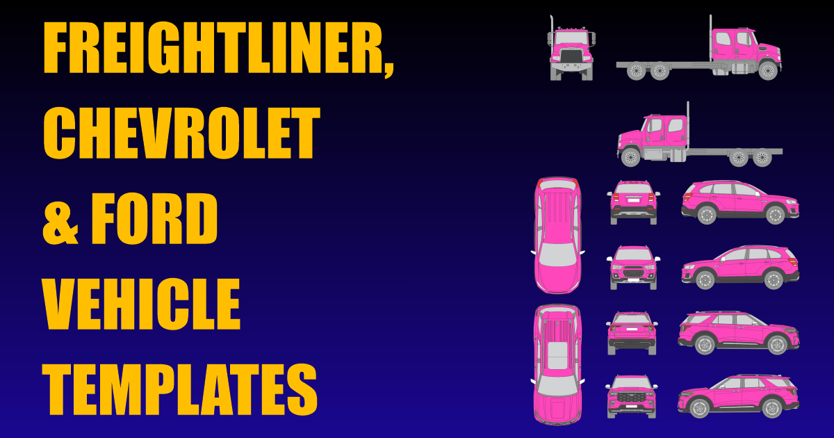 Freightliner, Chevrolet and Ford Vehicle Templates Added - Vehicle ...