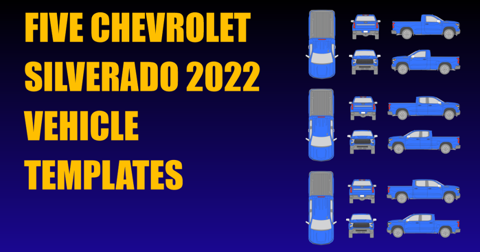 Five Chevrolet Silverado 2022 Vehicle Templates Added - Vehicle ...