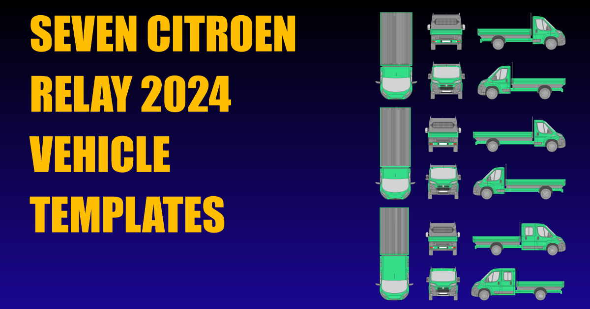 Seven Citroen Relay 2024 Vehicle Templates Added - Vehicle Templates ...