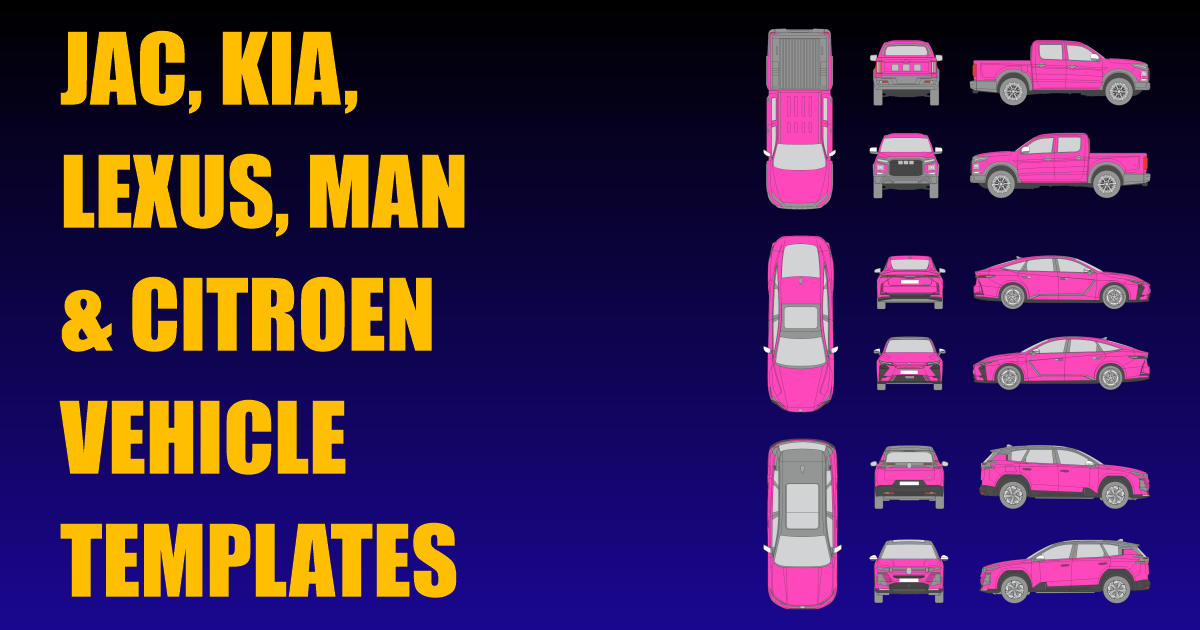 Jac, Kia, Lexus, Man and Citroen Vehicle Templates Added - Vehicle ...