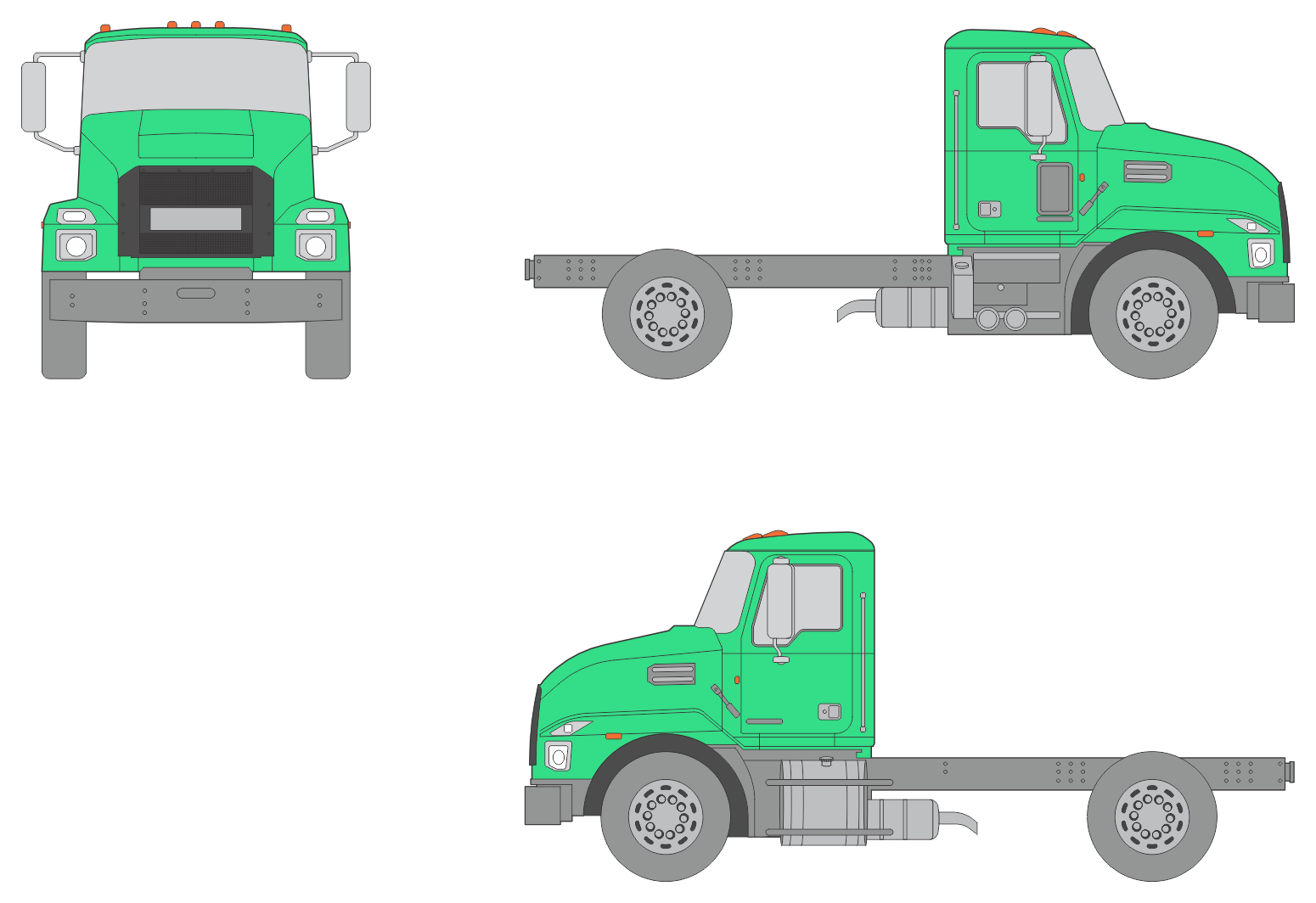 Mack MD 2020 6096mm - Vehicle Templates Unleashed
