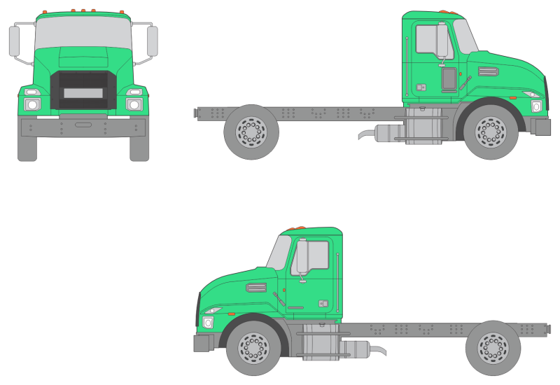 Eight Mack MD 2020 Vehicle Templates Added - Vehicle Templates Unleashed