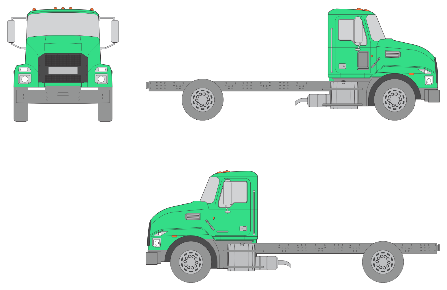 Mack MD 2020 7264mm - Vehicle Templates Unleashed