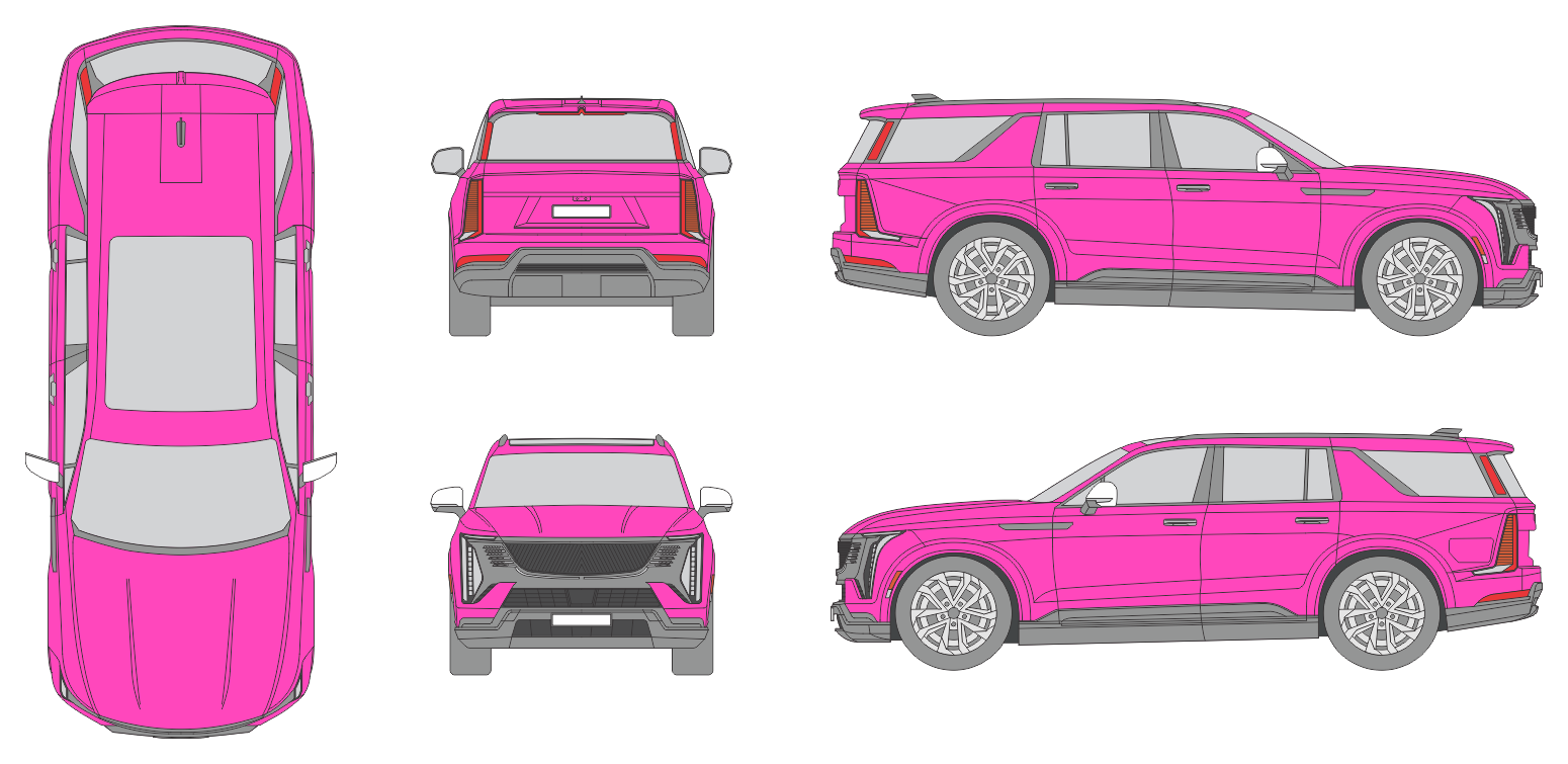 Cadillac Escalade IQL 2025 - Vehicle Templates Unleashed