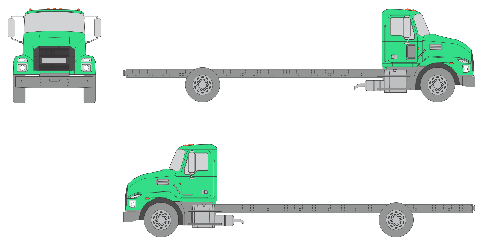 Mack MD 2020 10414mm - Vehicle Templates Unleashed