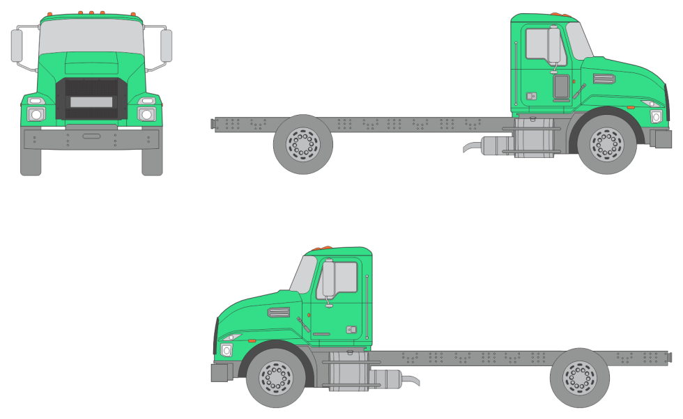 Mack MD 2020 7899mm - Vehicle Templates Unleashed
