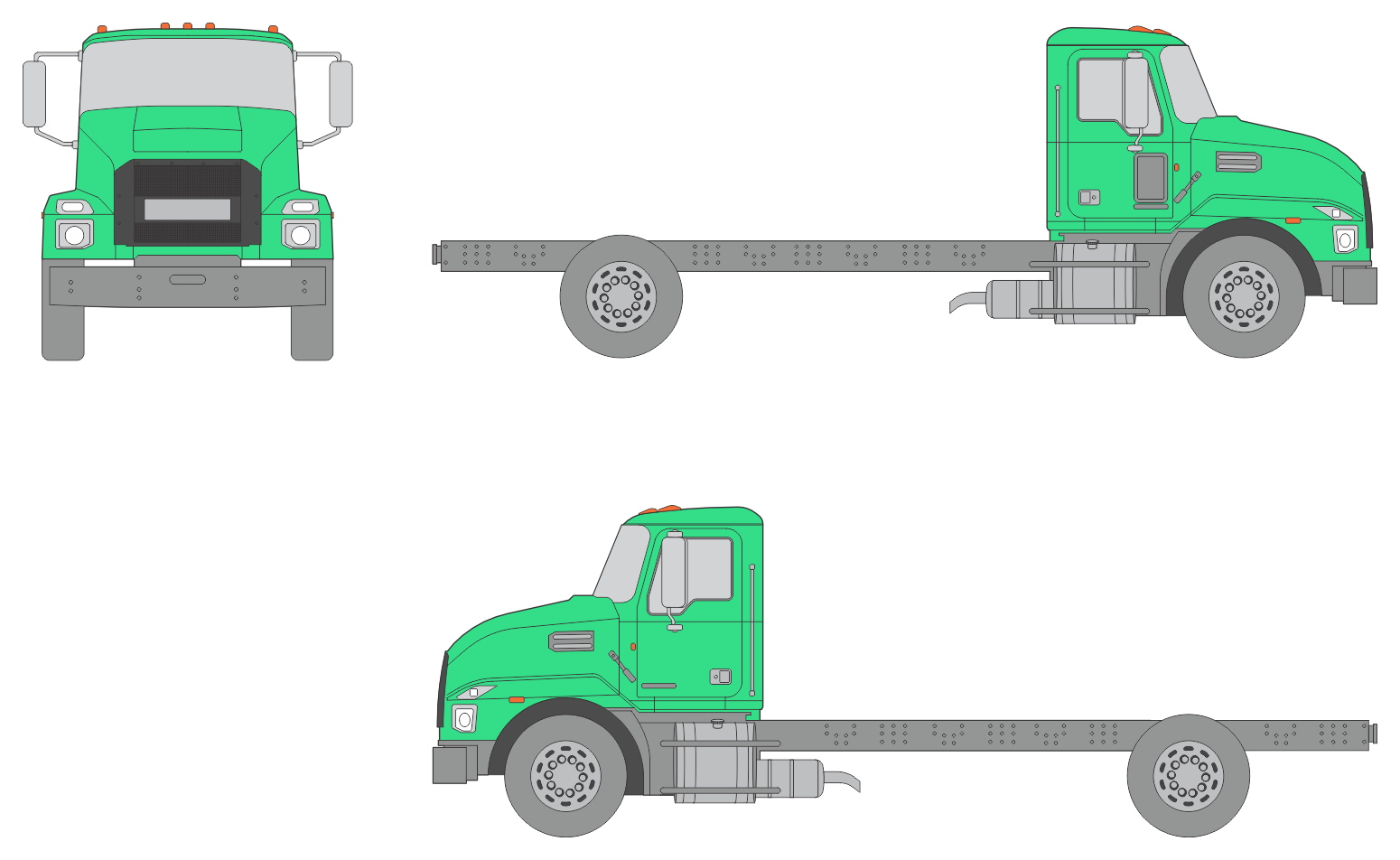 Mack MD 2020 7899mm - Vehicle Templates Unleashed
