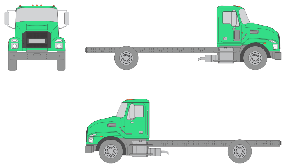 Mack MD 2020 8407mm - Vehicle Templates Unleashed
