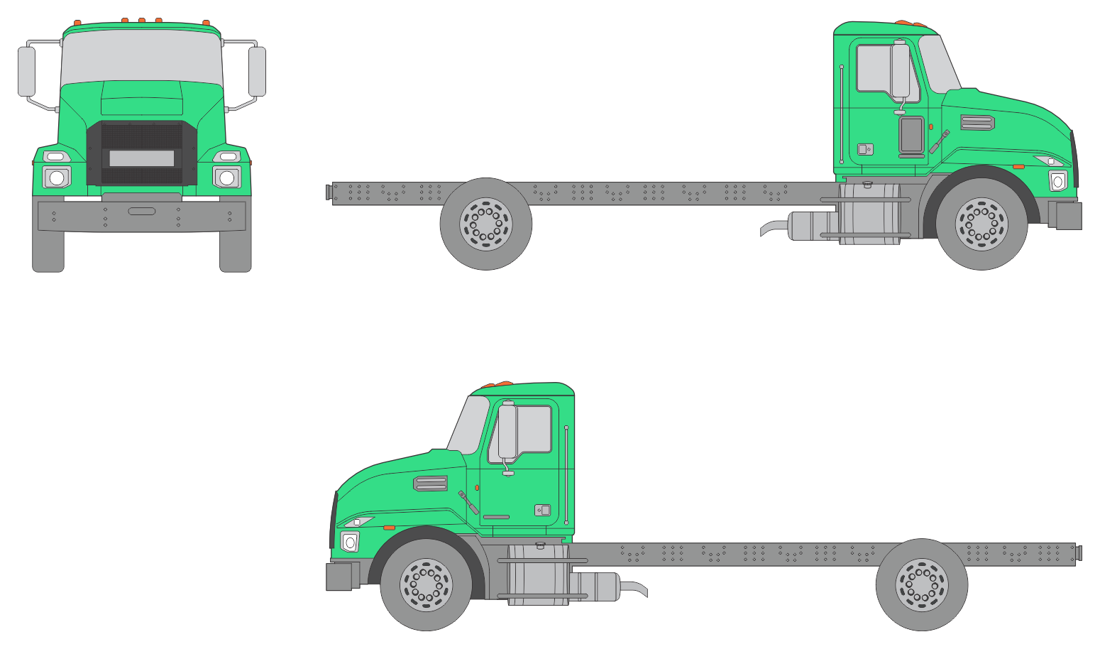 Mack MD 2020 8407mm - Vehicle Templates Unleashed